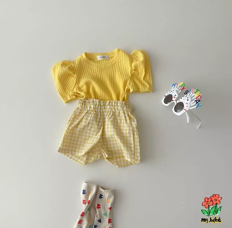 Rib Puff Tee - KKAMI – Korean Fashion Wholesale