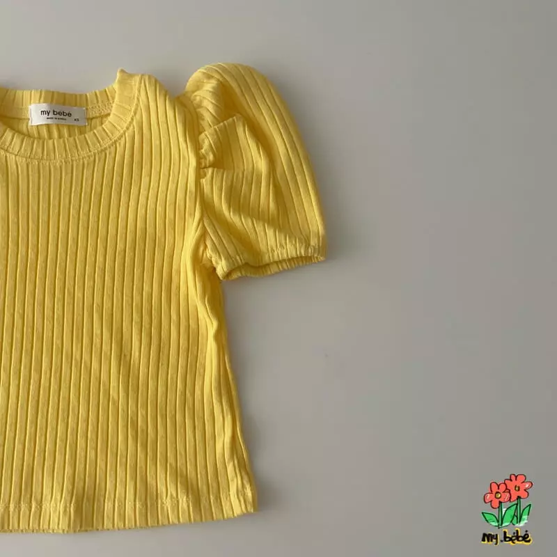 Rib Puff Tee - KKAMI – Korean Fashion Wholesale