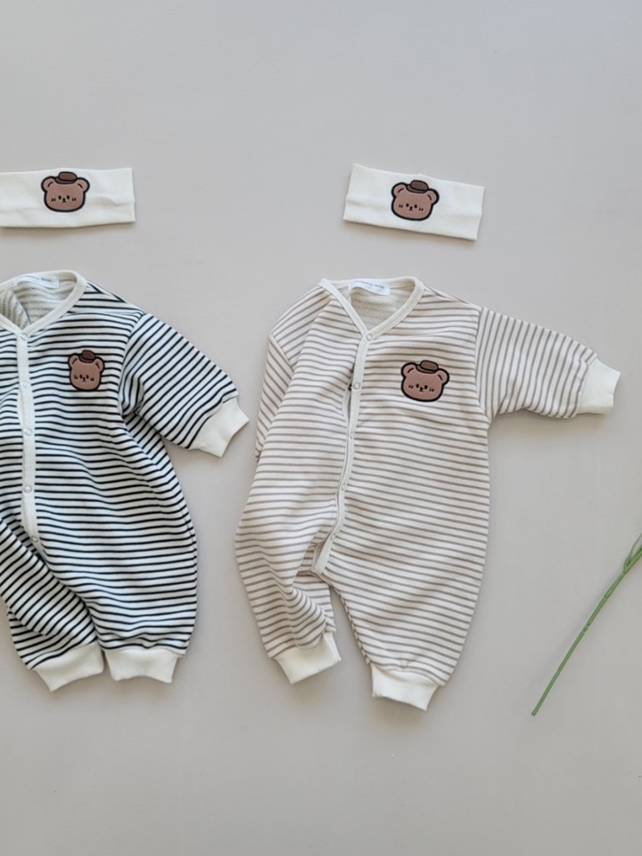 Snap Bear Bodysuit - KKAMI